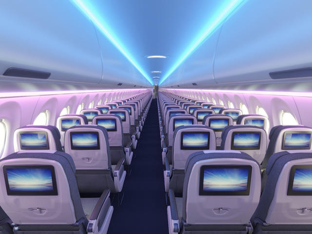 A220 steps into the Airspace Family with new cabin design features | Airbus