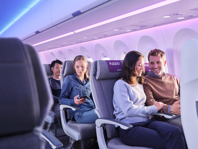 A220 Airspace cabin | Airbus